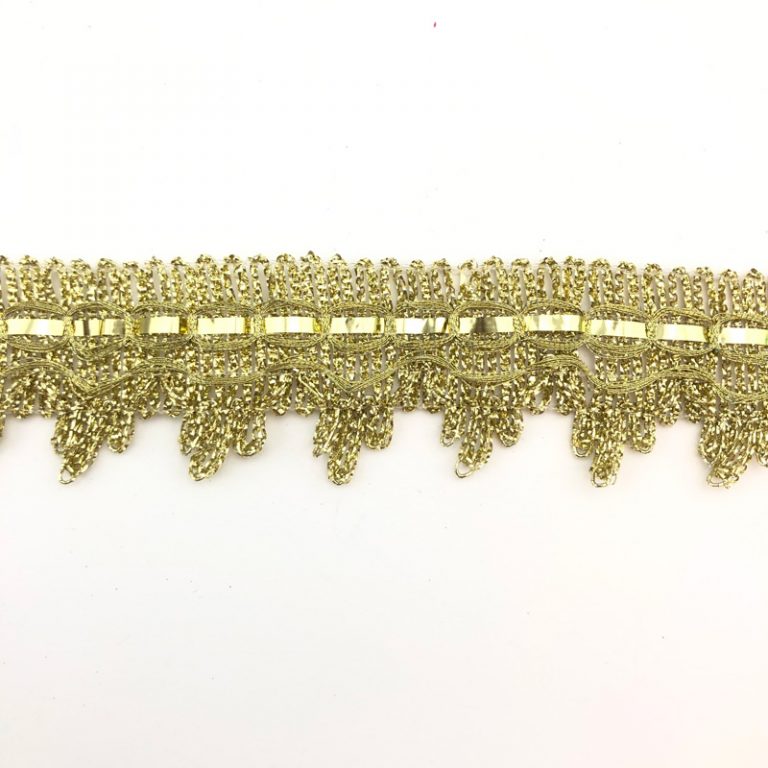Moulded Pearl Trim – Gold | Shine Trimmings & Fabrics