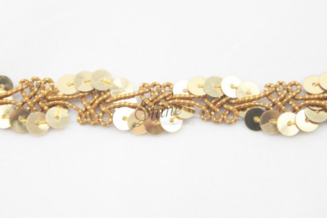 Sequin Trim 341 Gold – Shine Trimmings & Fabrics