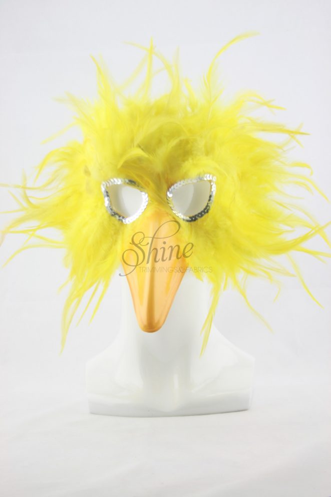 Feather Bird Mask – Shine Trimmings & Fabrics