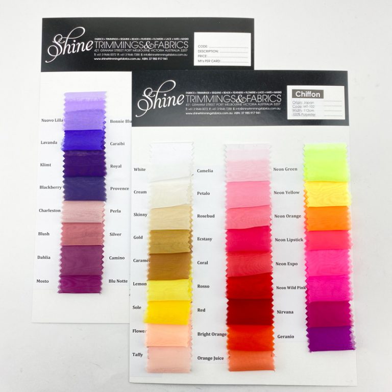 Specialty Sequin Fabric Sample Cards – Shine Trimmings & Fabrics