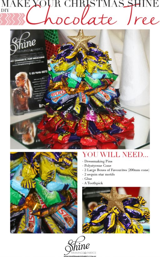Make Your Christmas Shine… Chocolate Tree – Shine Trimmings & Fabrics