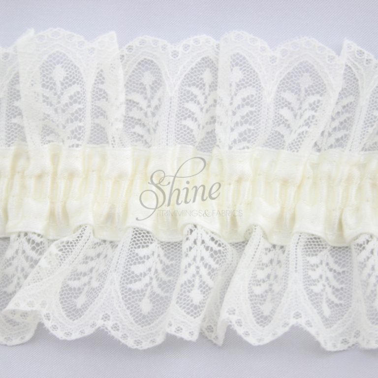 Garter Elastic Lace – Shine Trimmings & Fabrics