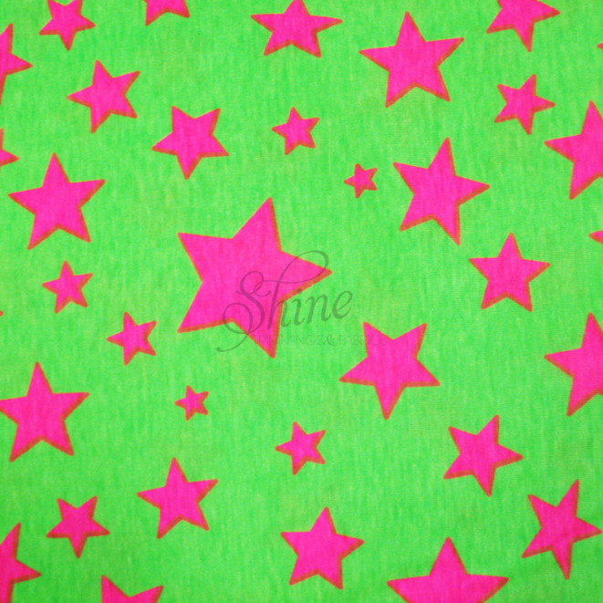 Star Print Interlock – Shine Trimmings & Fabrics