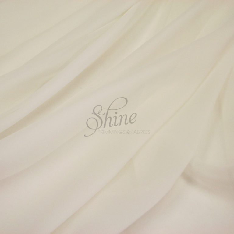 Chiffon Cream – Shine Trimmings & Fabrics