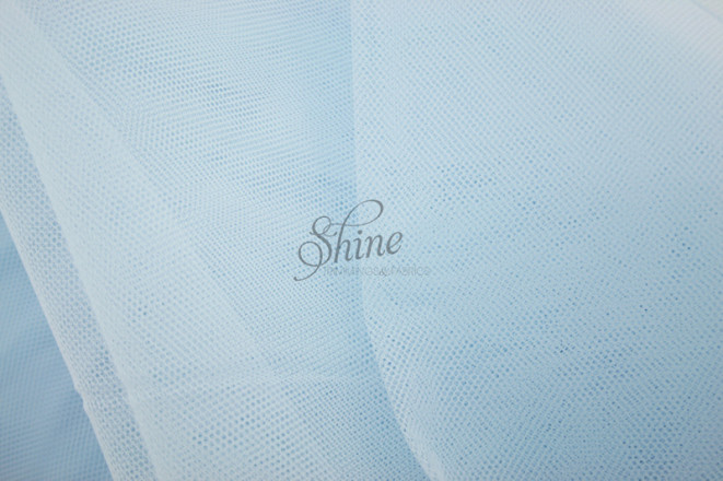 Net – Light Blue – Shine Trimmings & Fabrics