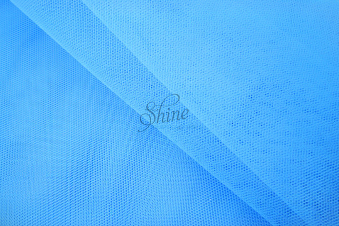 Net – Fluro Blue – Shine Trimmings & Fabrics