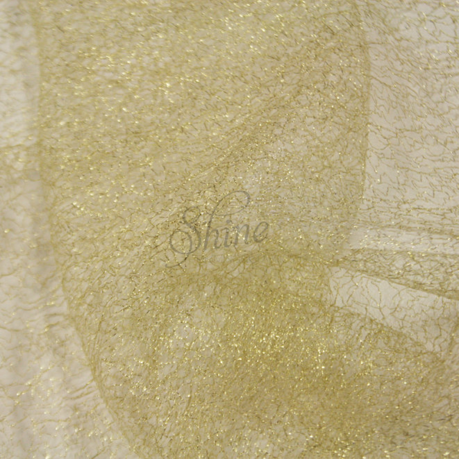 Spider Mesh – Gold – Shine Trimmings & Fabrics