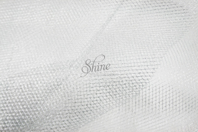 Metallic Net Silver – Shine Trimmings & Fabrics