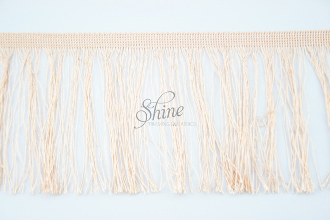 Sash Fringe 3″ Peach – Shine Trimmings & Fabrics