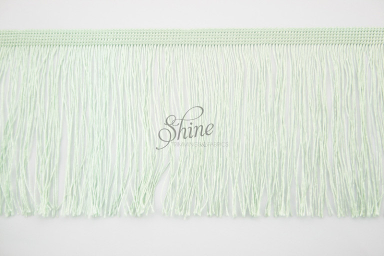 Sash Fringe 6″ Mint – Shine Trimmings & Fabrics