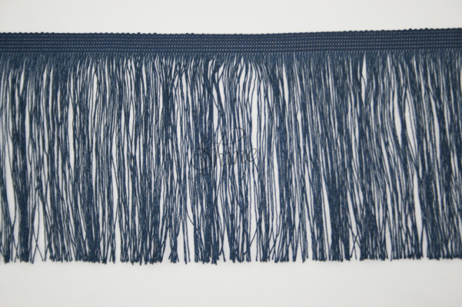 Sash Fringe 12″ Navy – Shine Trimmings & Fabrics