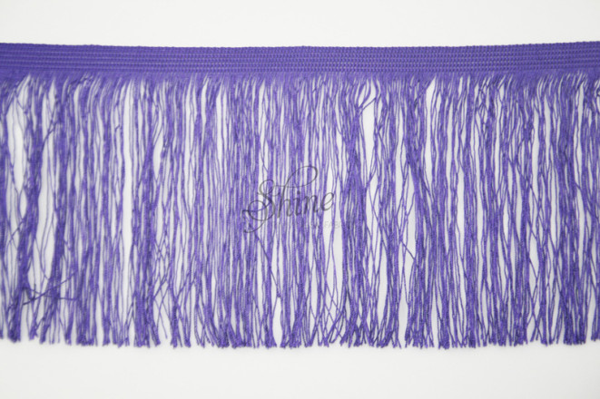 Sash Fringe 12″ Purple – Shine Trimmings & Fabrics