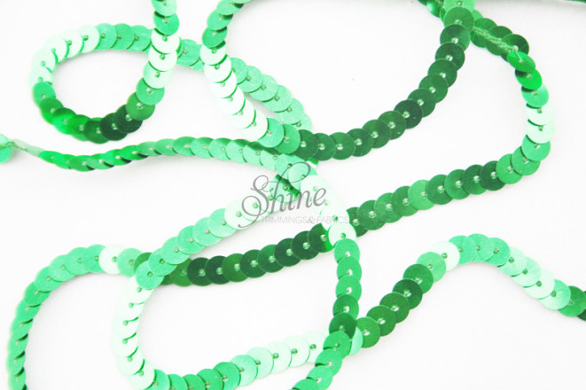 Strip Sequin 6mm 30 Emerald Green – Shine Trimmings & Fabrics