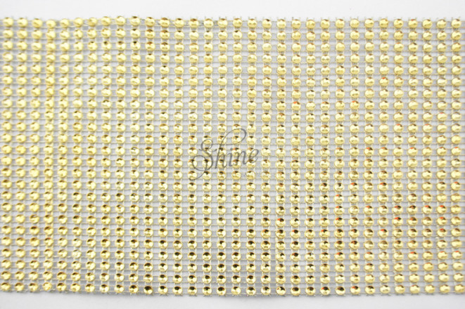 Mesh Plastic Trim 4.5″ Gold – Shine Trimmings & Fabrics