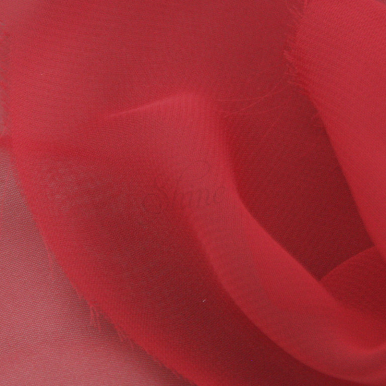 Chiffon Red – Shine Trimmings & Fabrics