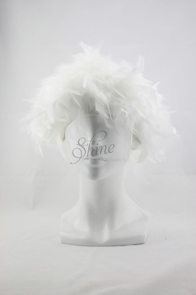 Feather Wig White – Shine Trimmings & Fabrics
