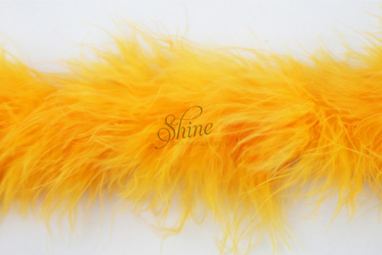 Marabou Trimming Gold – Shine Trimmings & Fabrics