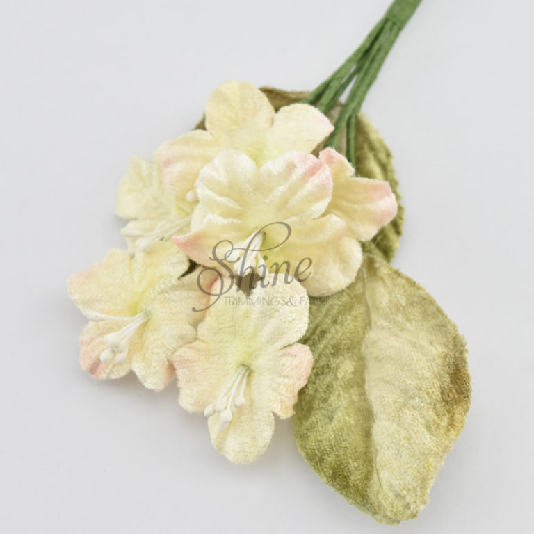 Primrose Posy Cream – Shine Trimmings & Fabrics