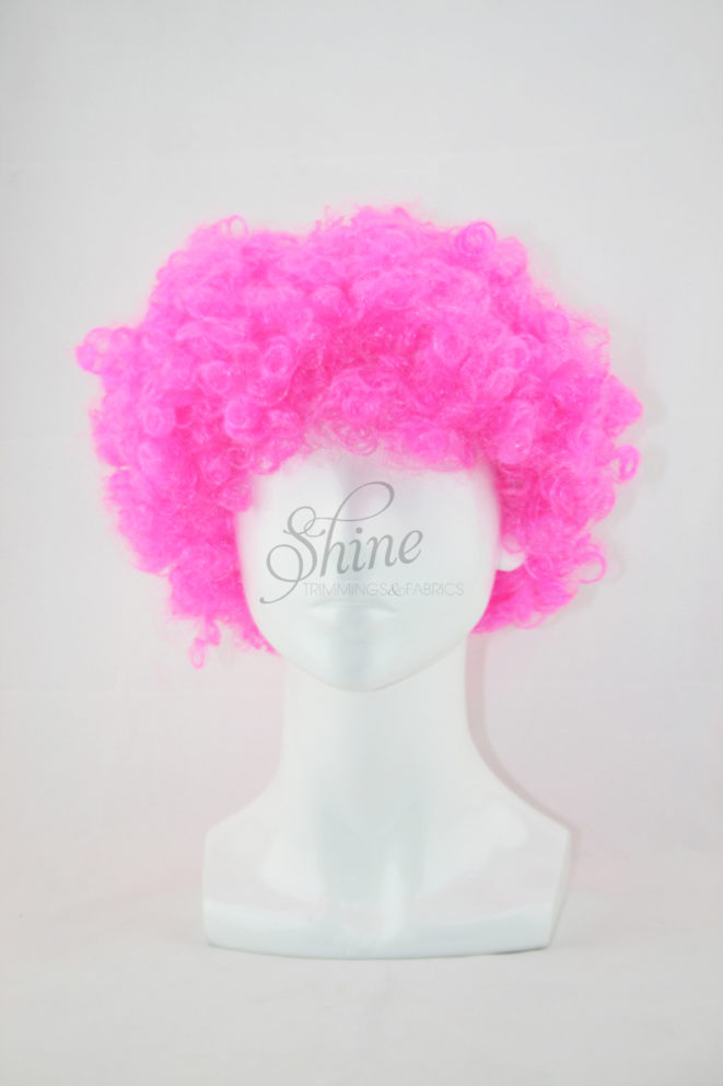 Clown Wig Pink – Shine Trimmings & Fabrics