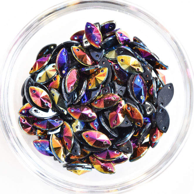 Plastic Volcano Sew On Stones Eye 6x12mm – Shine Trimmings & Fabrics