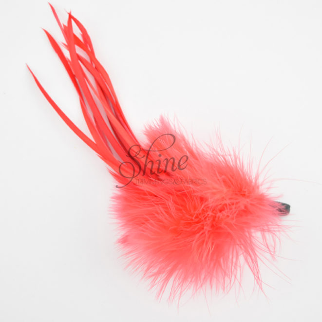 Marabou Spike Watermelon – Shine Trimmings & Fabrics