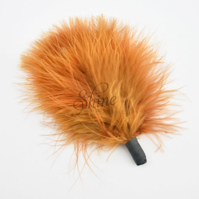 Marabou Tuft Brown – Shine Trimmings & Fabrics