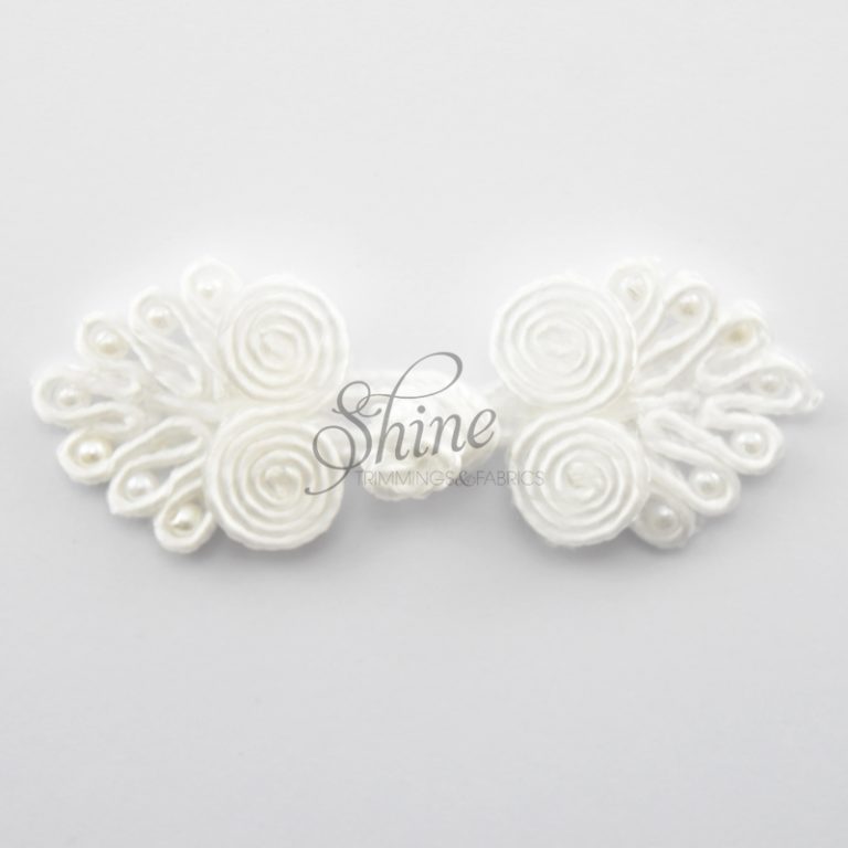 Large Frog Closure Gold – Shine Trimmings & Fabrics