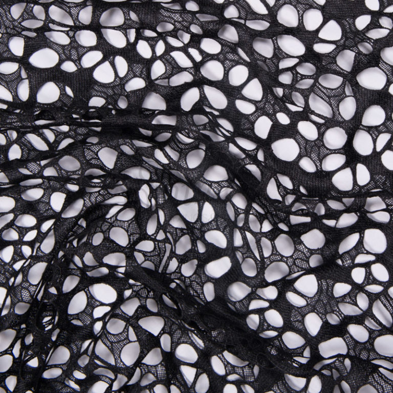 Black Web Lace – Shine Trimmings & Fabrics