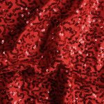 Broadway Sequin Fabric – Red-Red Sequin – Shine Trimmings & Fabrics