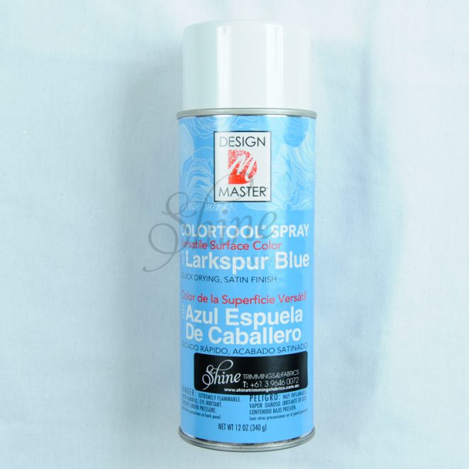 Design Master Colortool Spray Larkspur Blue | Shine Trimmings & Fabrics