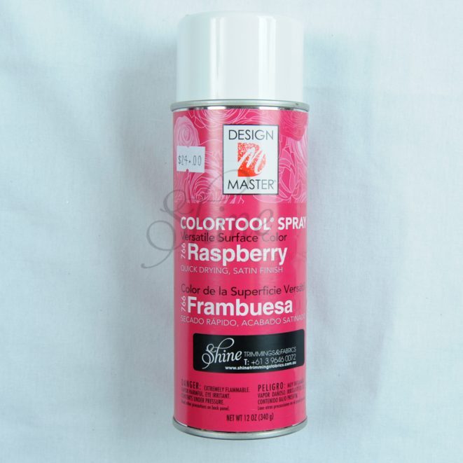 Design Master Colortool Spray Raspberry – Shine Trimmings & Fabrics