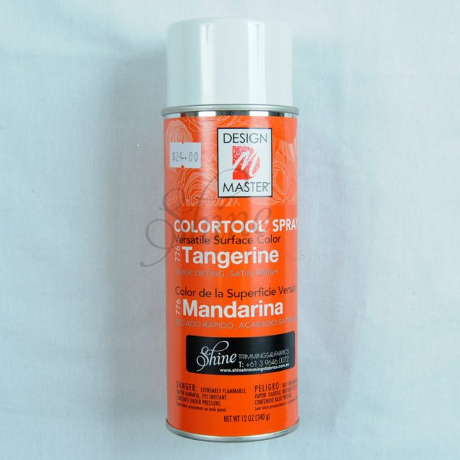Design Master Colortool Spray Tangerine – Shine Trimmings & Fabrics