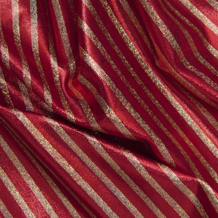 Large Cabaret – Red Silver – Shine Trimmings & Fabrics