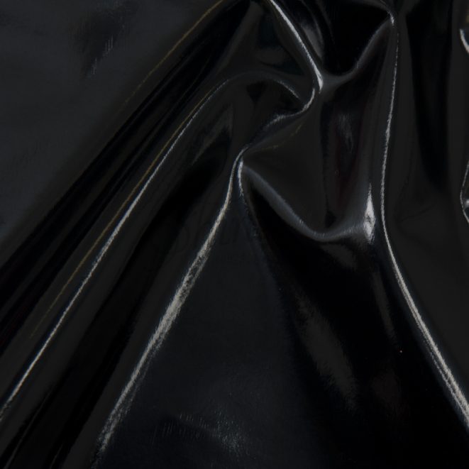 Stretch PVC Black/Black – Shine Trimmings & Fabrics