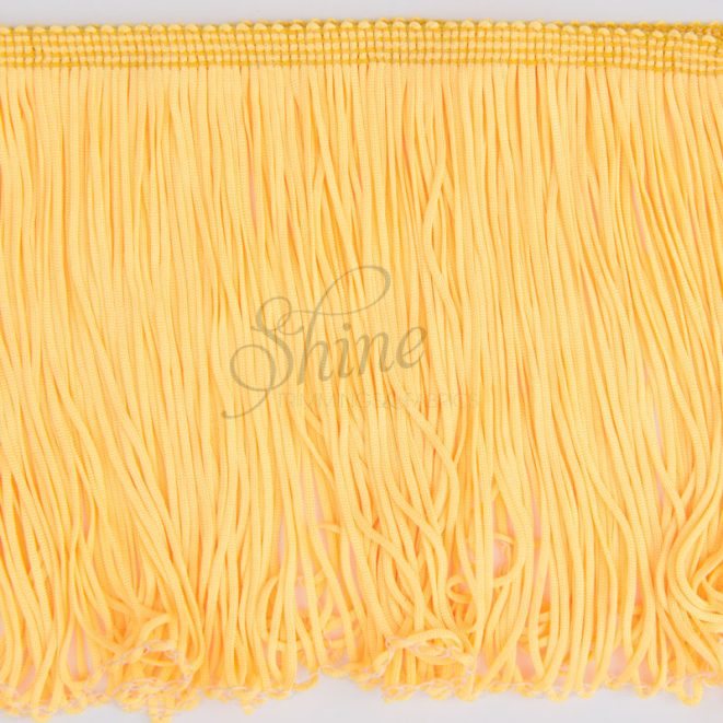 Stretch Fringe – Yellow – Shine Trimmings & Fabrics