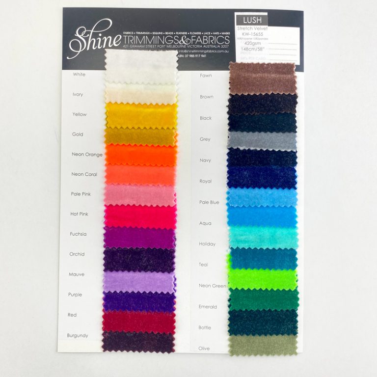 Specialty Sequin Fabric Sample Cards | Shine Trimmings & Fabrics