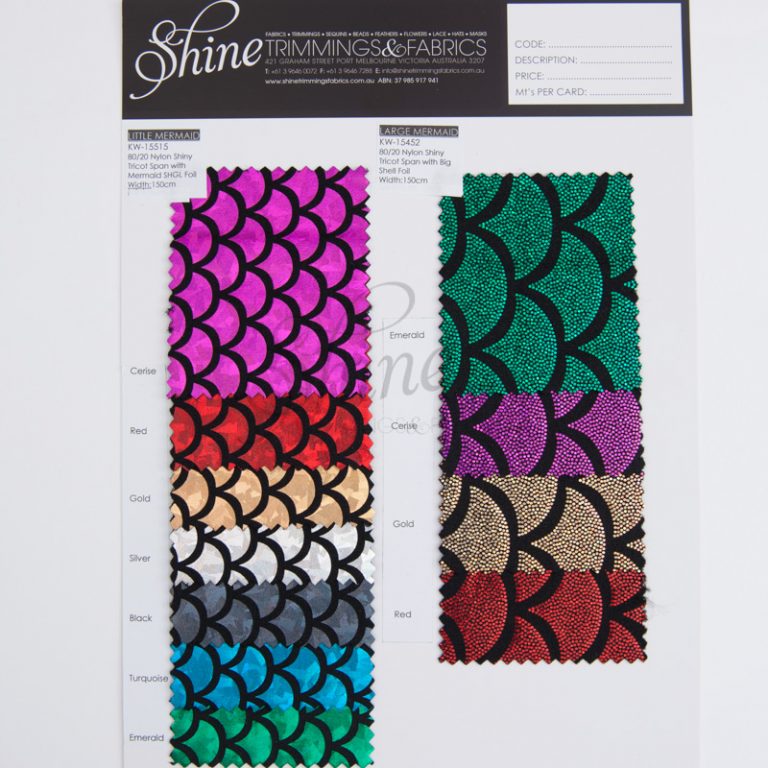 Specialty Sequin Fabric Sample Cards – Shine Trimmings & Fabrics