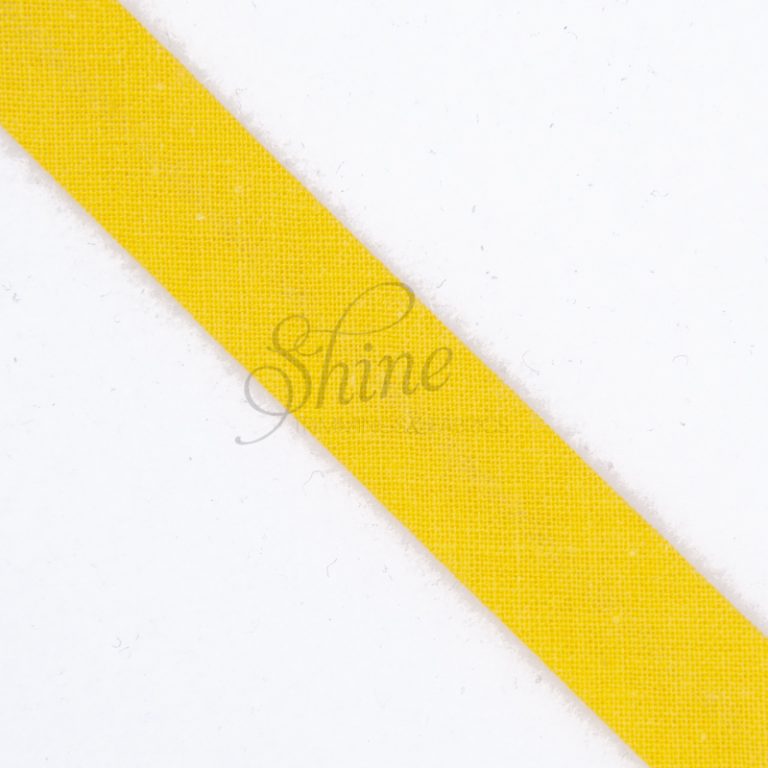 Bias Binding – Yellow – Shine Trimmings & Fabrics