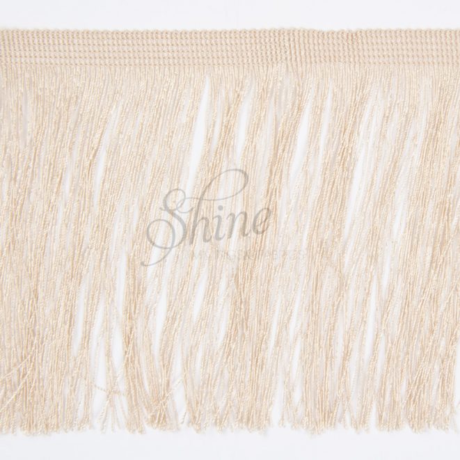 Sash Fringe 6″ French Cream – Shine Trimmings & Fabrics