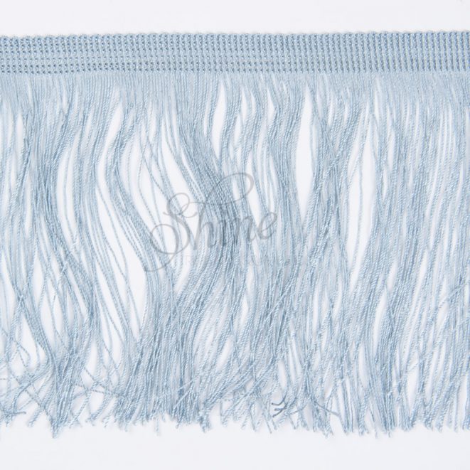 Sash Fringe 6″ Light Blue – Shine Trimmings & Fabrics