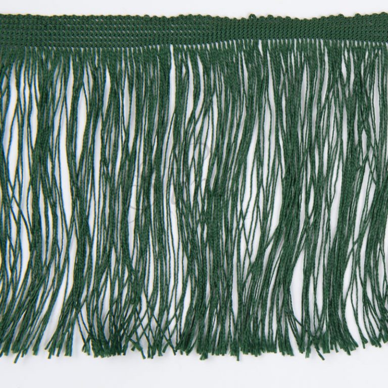 Sash Fringe 6″ Bottle Green – Shine Trimmings & Fabrics