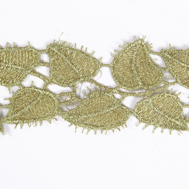 Gold Metallic Heart Shaped Leaf Trim – Shine Trimmings & Fabrics