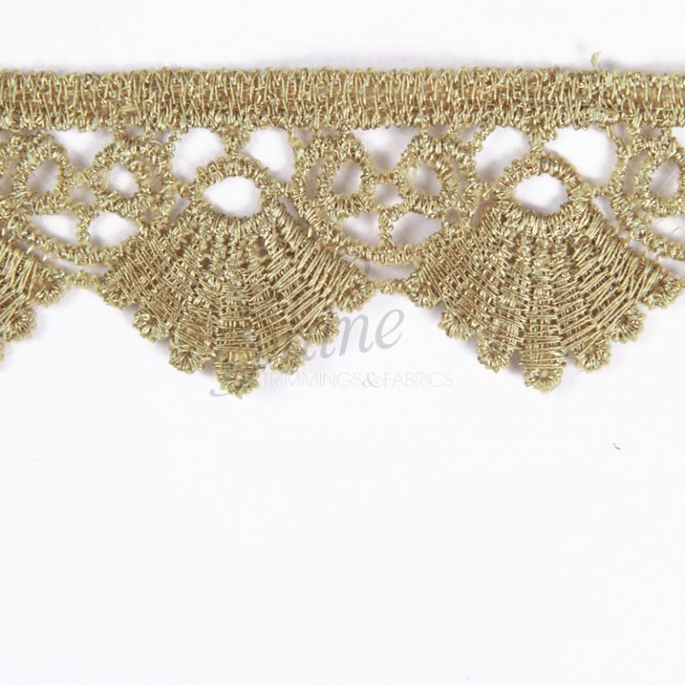 Small Gold Metallic Shell Trim – Shine Trimmings & Fabrics
