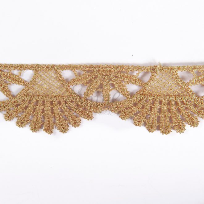 Gold Metallic Scallop Trim X2136 – Shine Trimmings & Fabrics