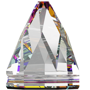 Swarovski Round Spike Sew On Stone 7mm x 7mm Crystal Volcano (001VOL ...