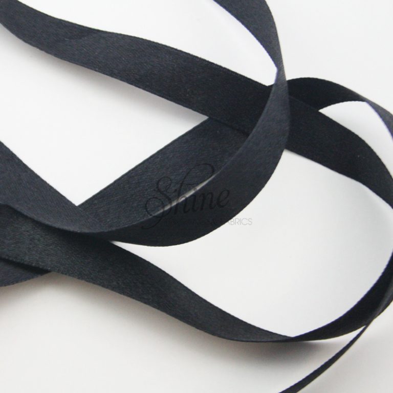 Satin Ribbon Black – Shine Trimmings & Fabrics