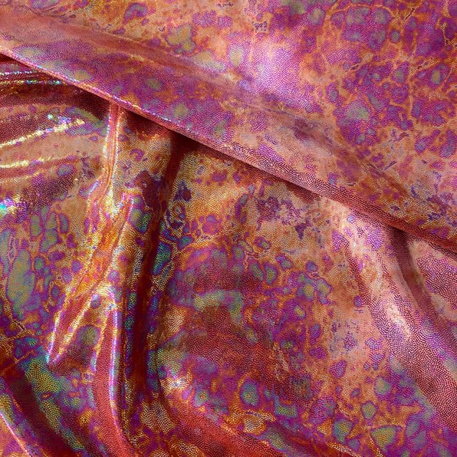 Oil Slick Tie Dye Shimmer Stretch Spandex – Multi – Shine Trimmings ...