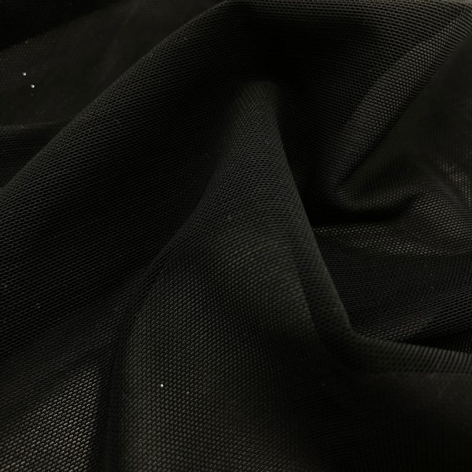 Soft Power Mesh – Black – Shine Trimmings & Fabrics