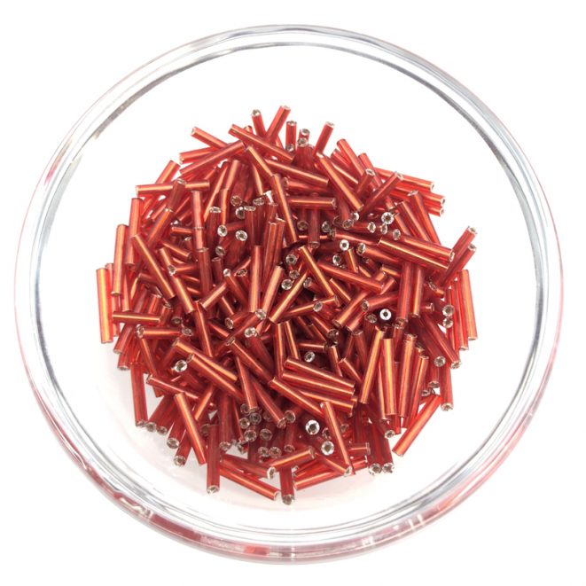 Japan Straight Bugle Beads Tangerine – Shine Trimmings & Fabrics