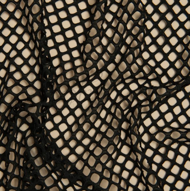 Large Hole Fishnet – Black – 4 Way Stretch – Shine Trimmings & Fabrics